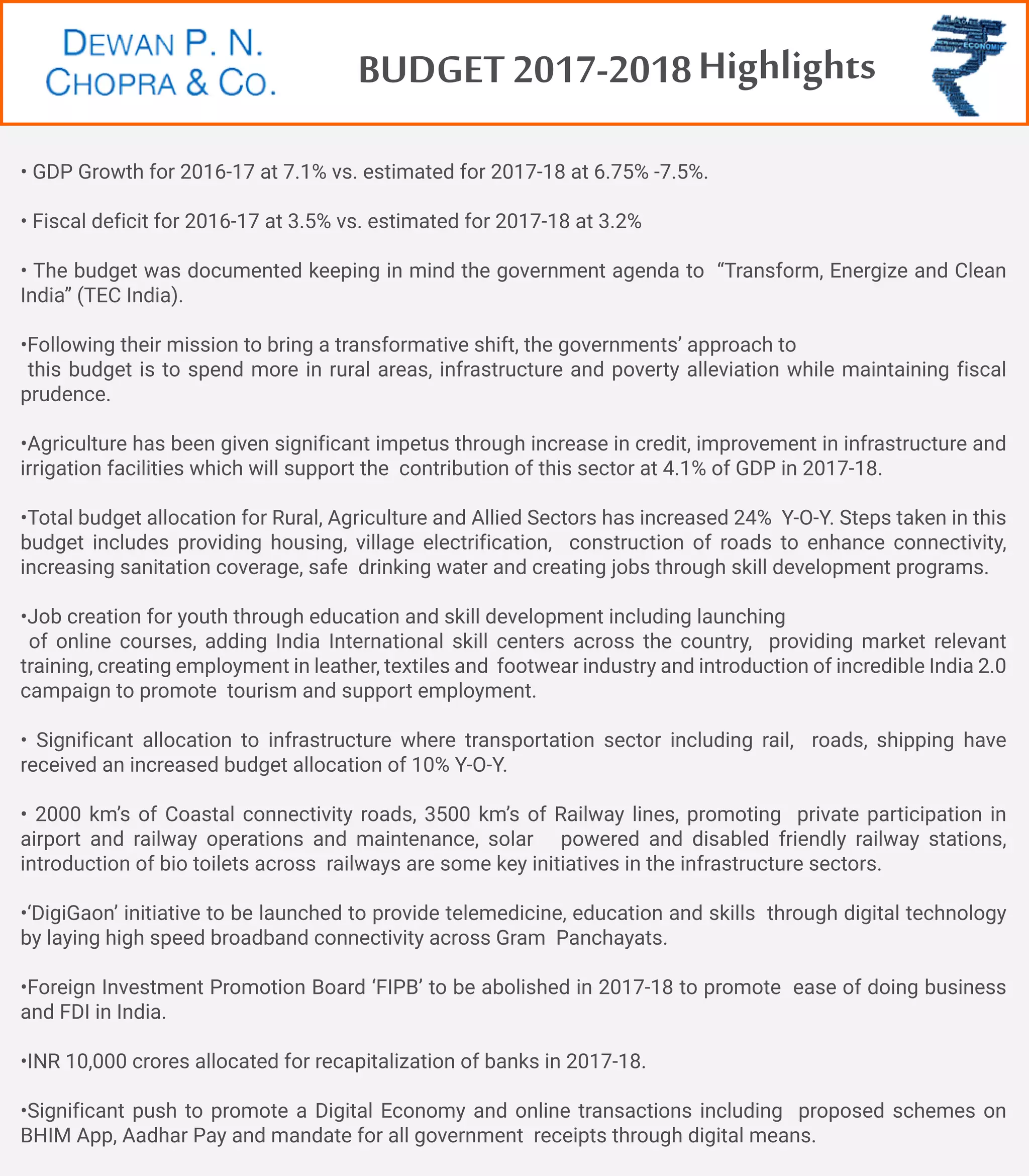 Budget Highlights | PDF
