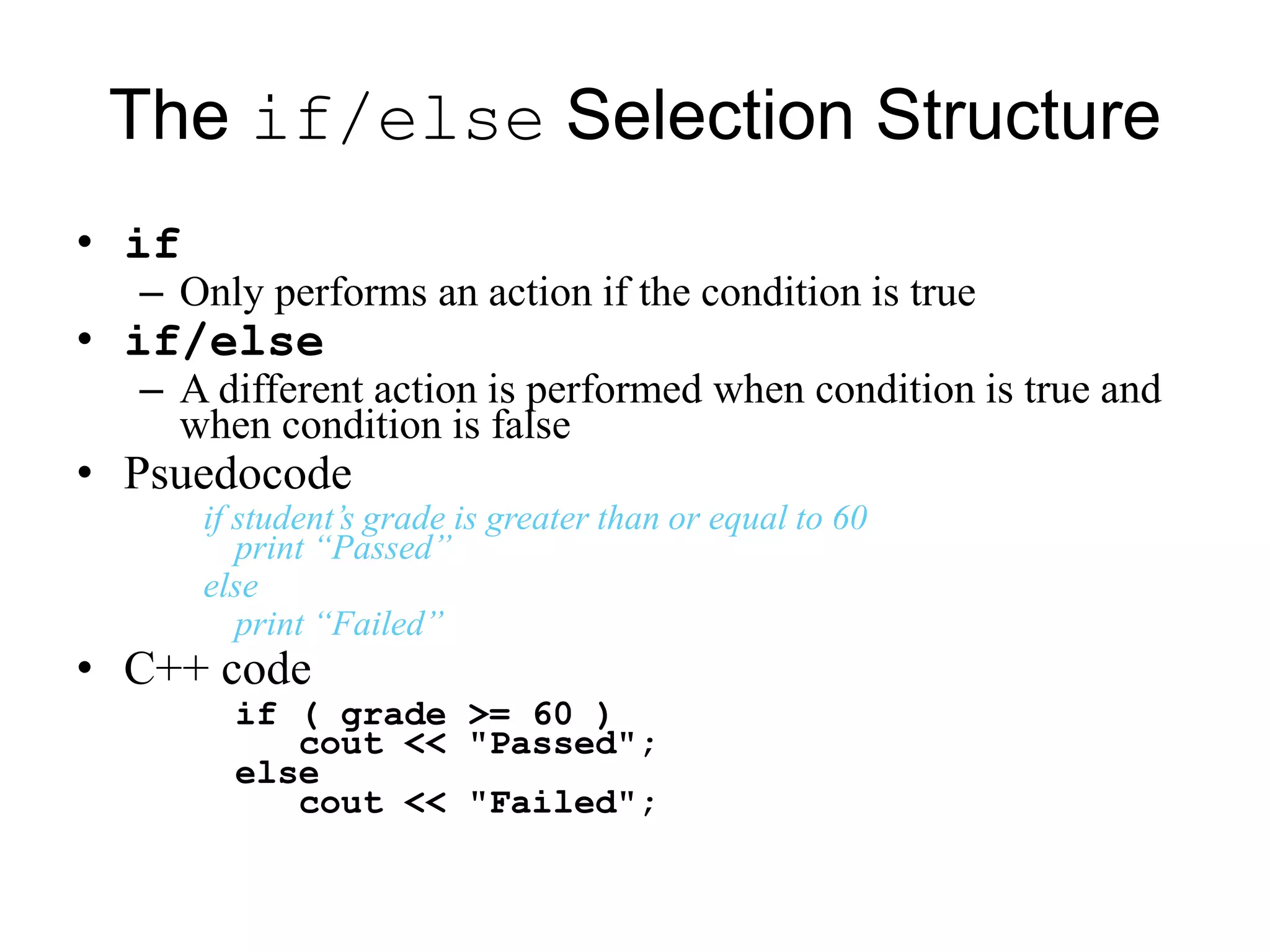 control structure | PPT