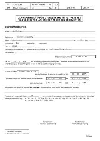 Spotify Belgium ziet omzet fors stijgen | PDF