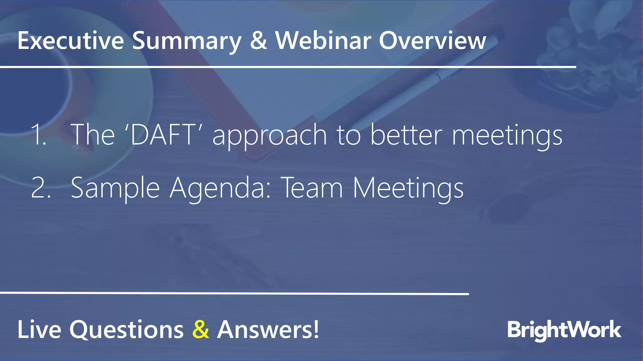 Run Effective Project Meetings | PPT