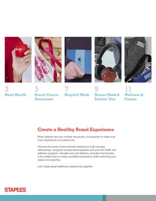Staples Promotional Products Healthcare Ideas | PDF