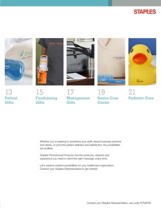 Staples Promotional Products Healthcare Ideas | PDF