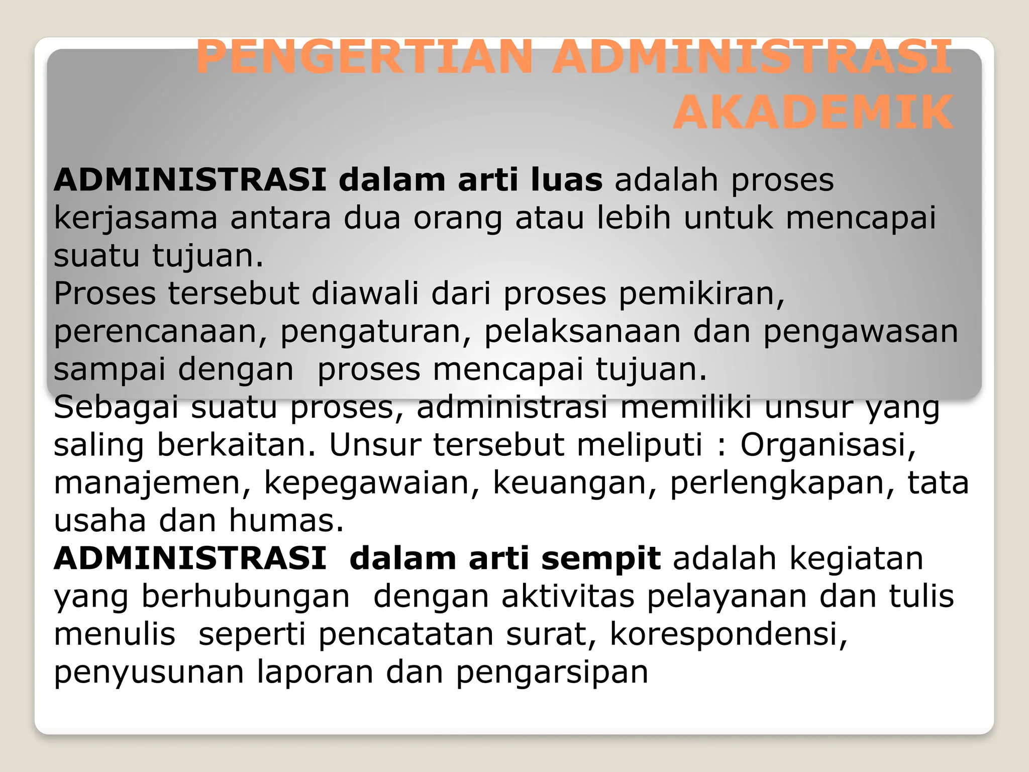 materi ADMINISTRASI-AKADEMIK_2 tahun 2017 | PPTX