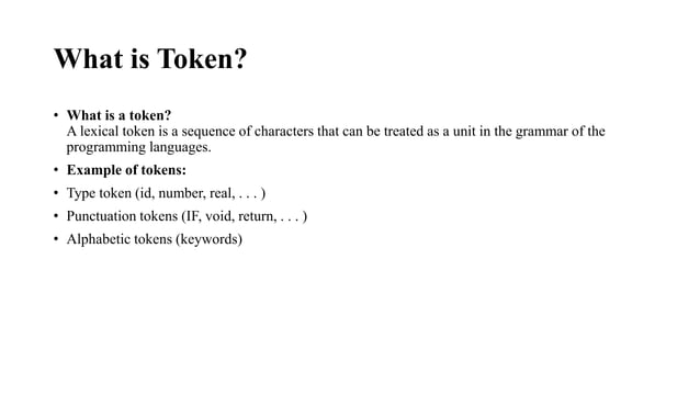 phases of compiler | PPT