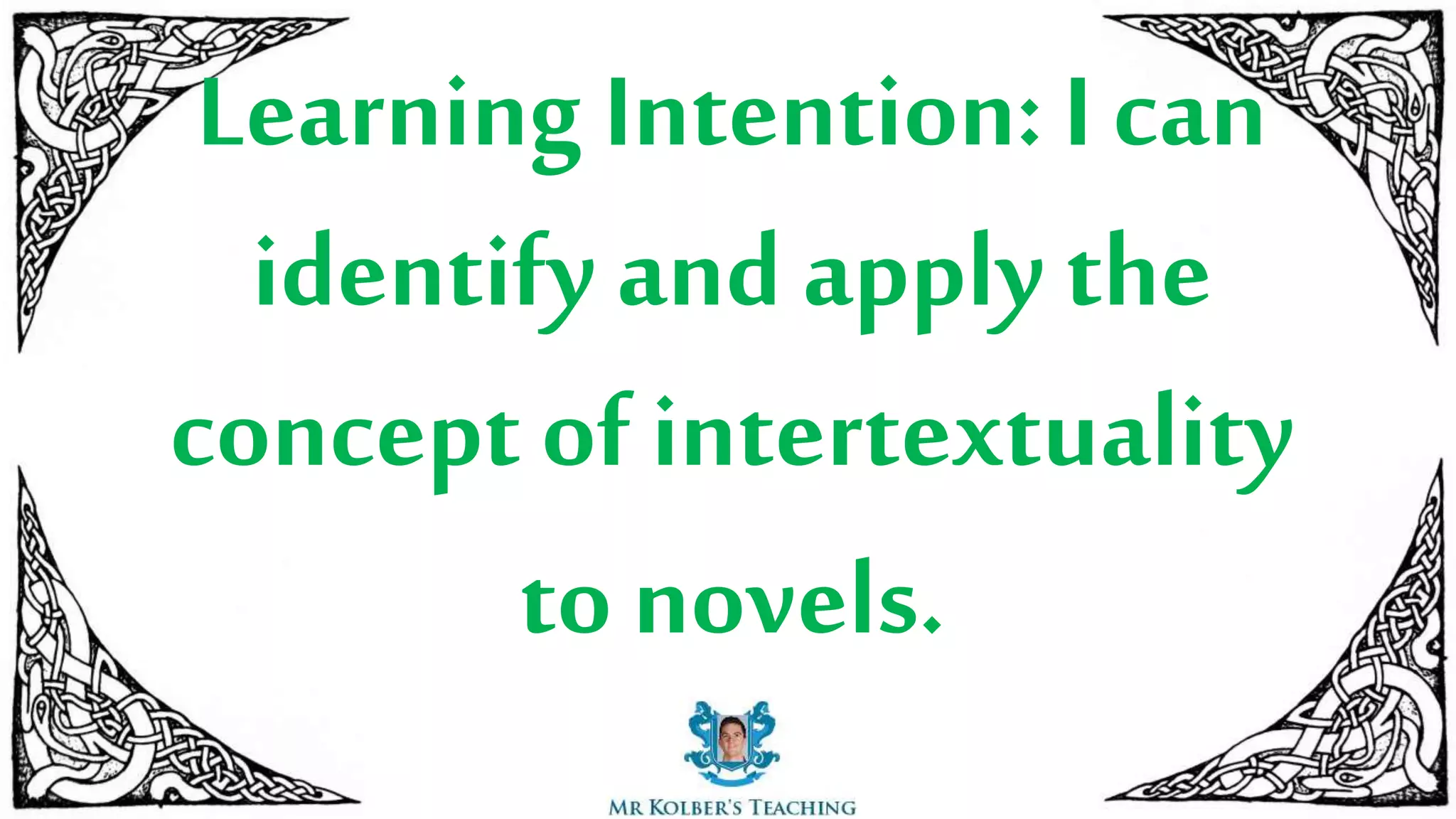 Allusions and Intertextuality in Novels | PPTX