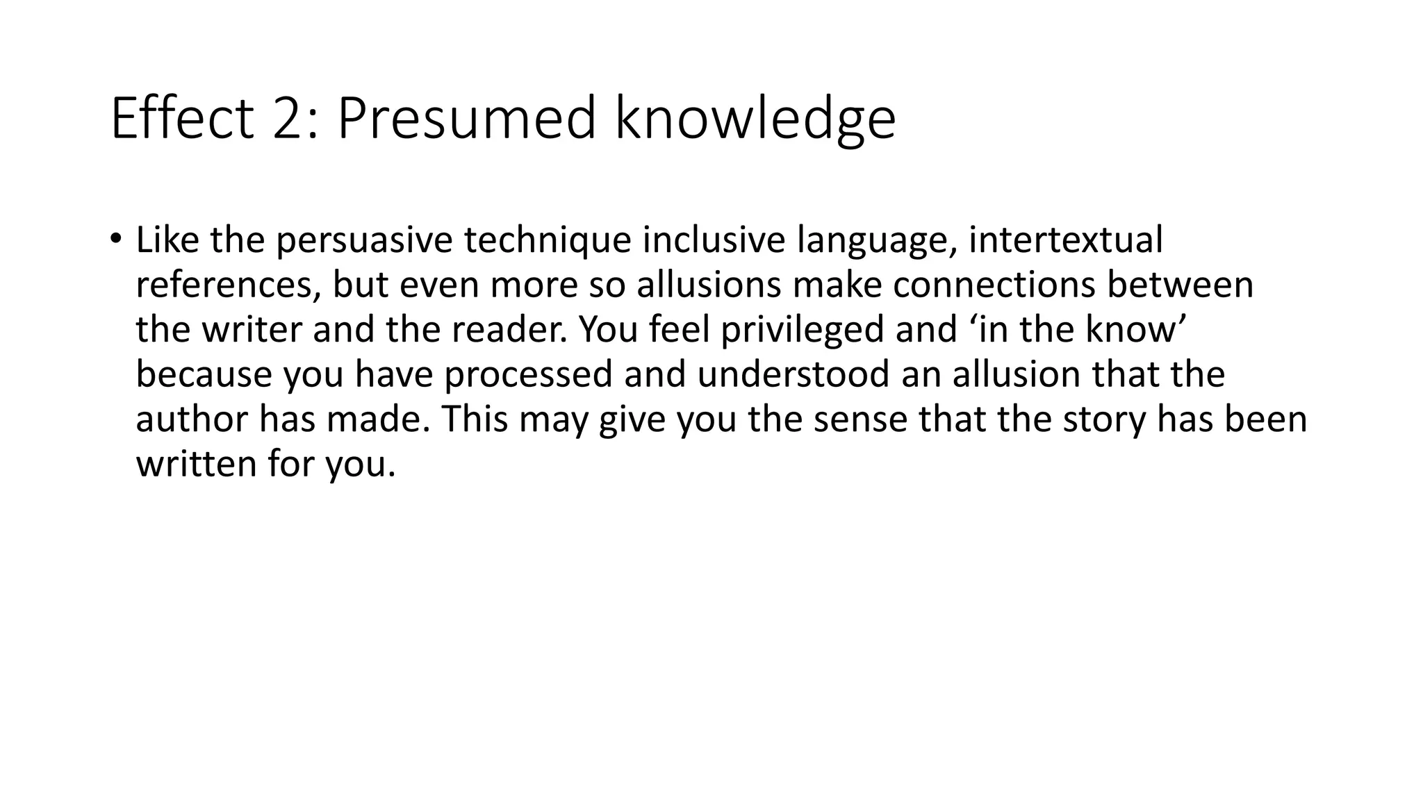 Allusions and Intertextuality in Novels | PPTX