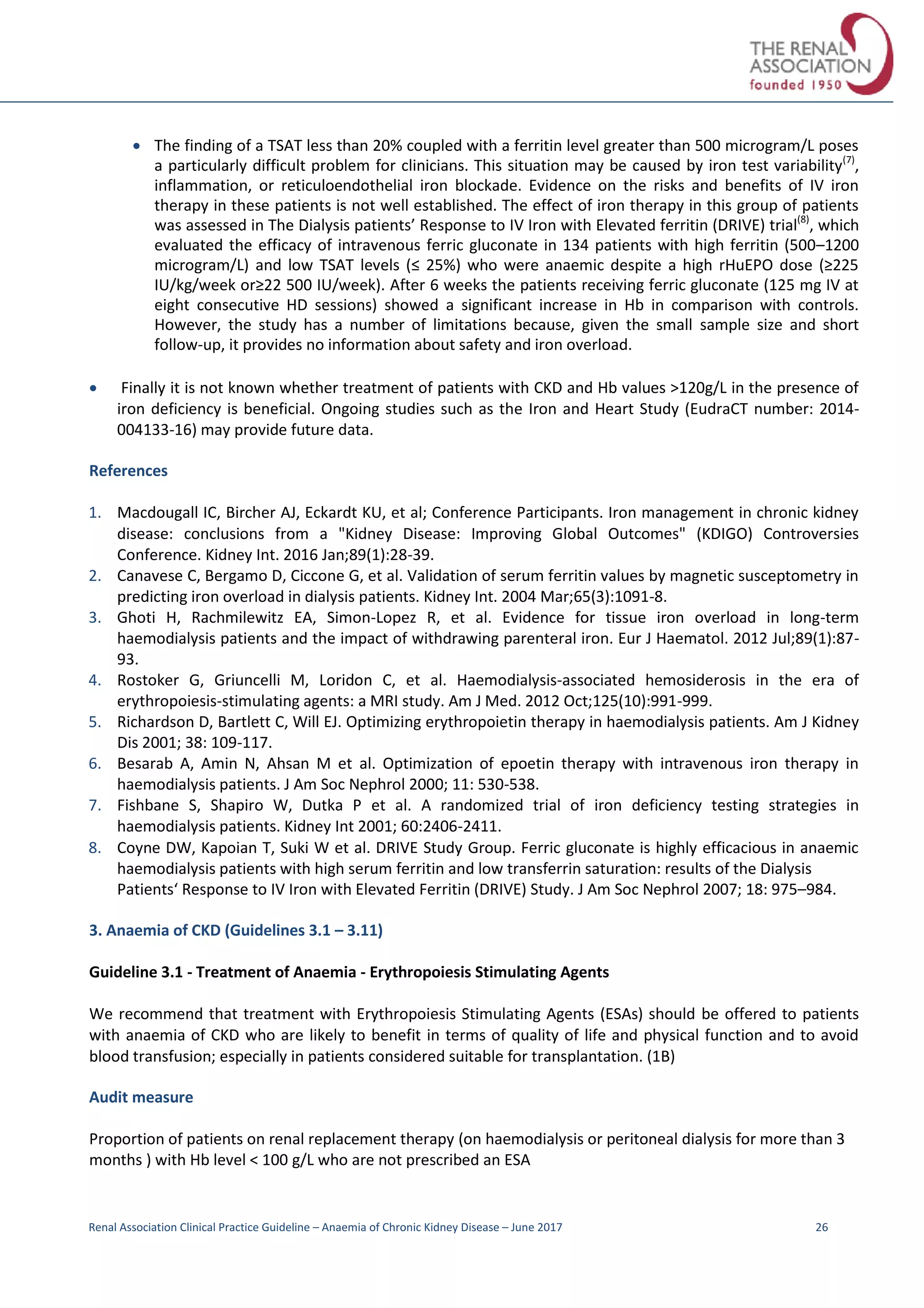 2017 anemia-guidelines | PDF
