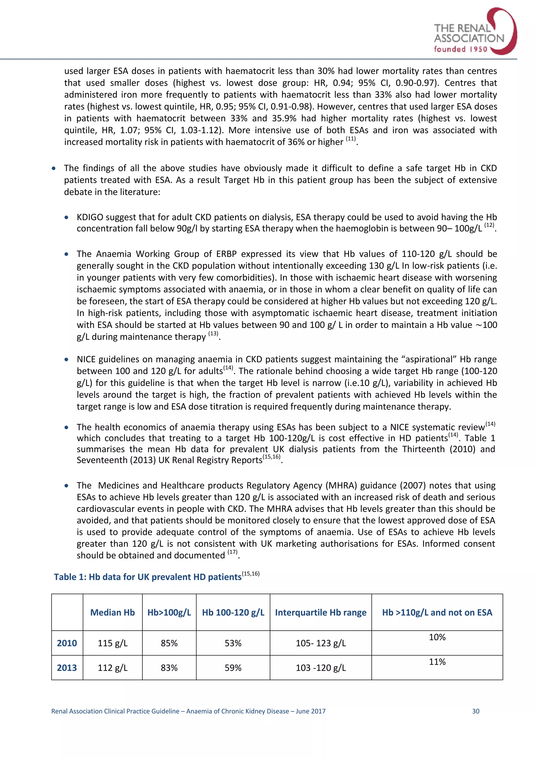 2017 anemia-guidelines | PDF