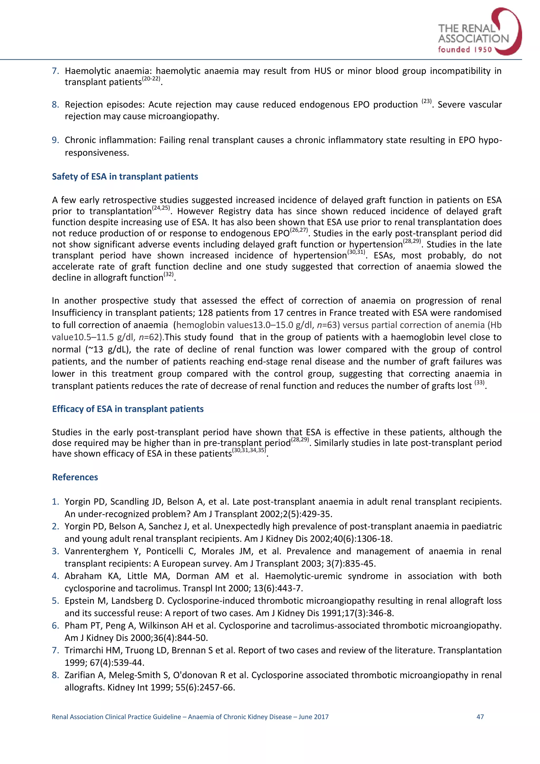 2017 anemia-guidelines | PDF