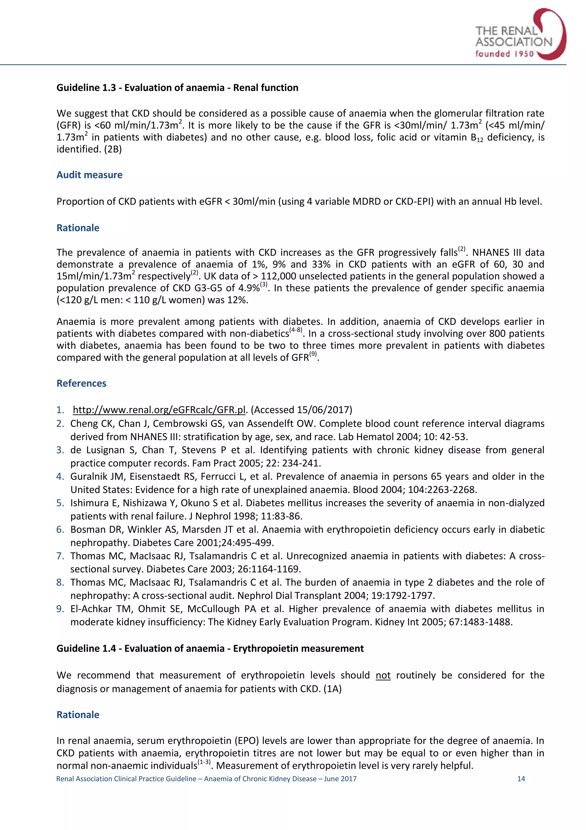 2017 anemia-guidelines | PDF