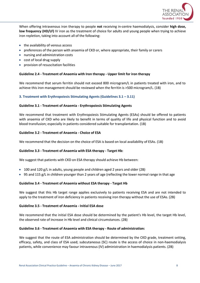 2017 anemia-guidelines | PDF