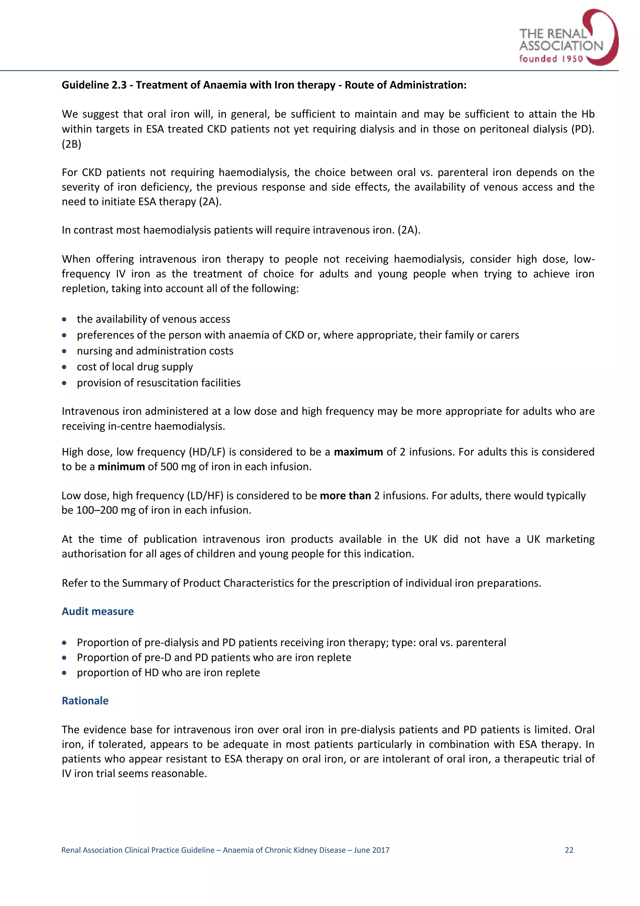 2017 anemia-guidelines | PDF