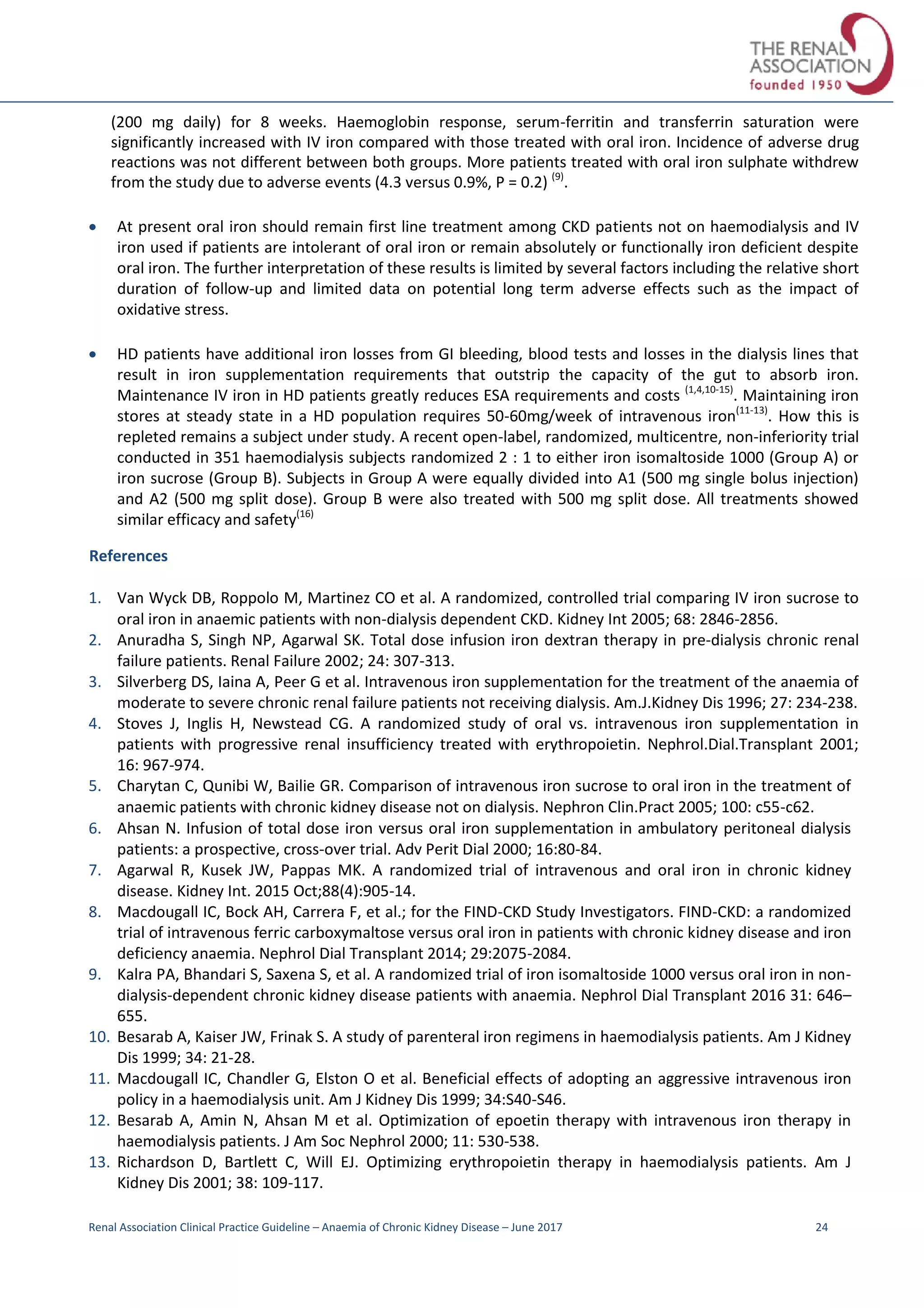 2017 anemia-guidelines | PDF
