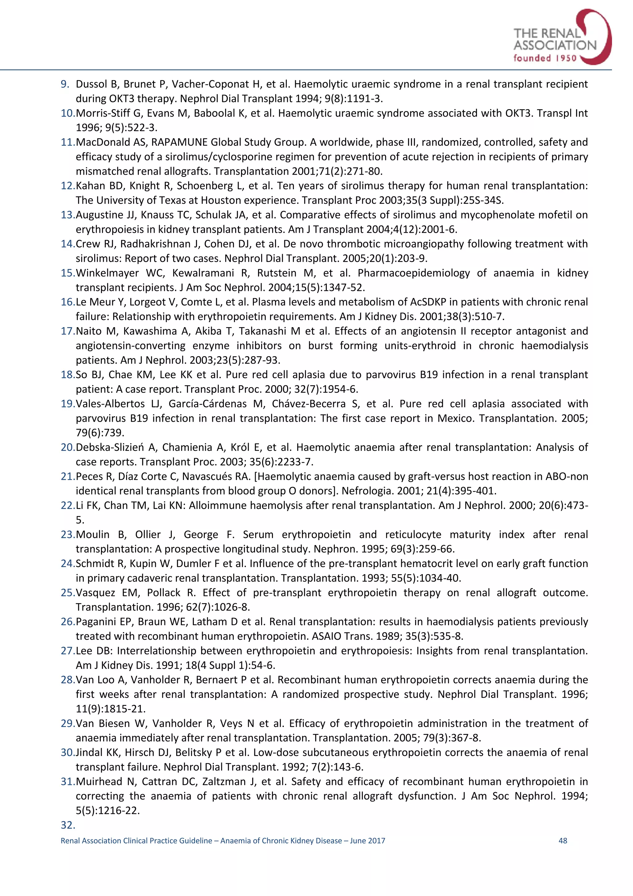 2017 anemia-guidelines | PDF