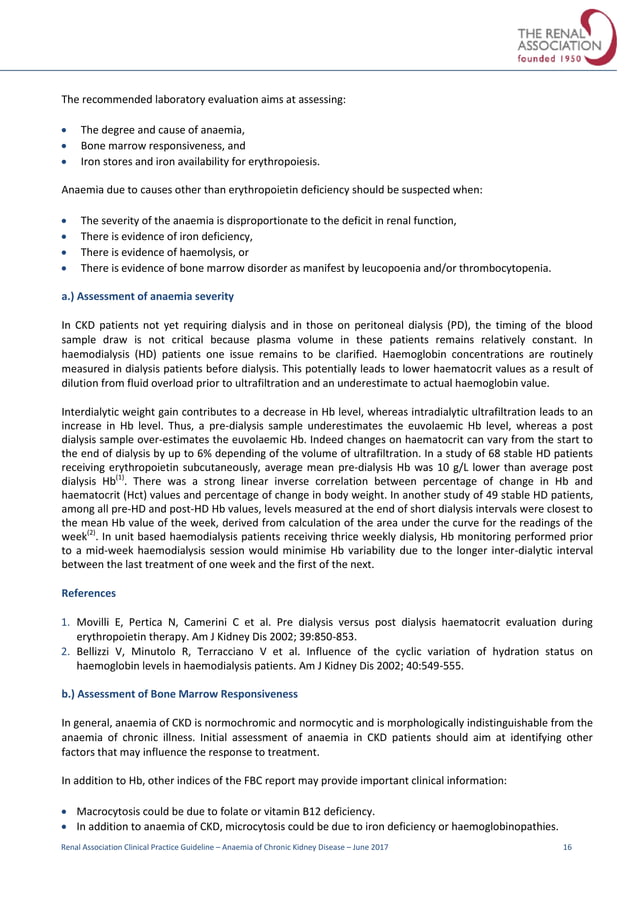 2017 anemia-guidelines | PDF