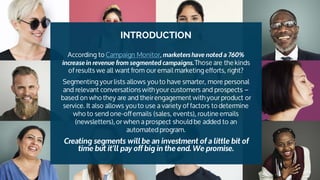 Segmentation in 3 Easy Steps | PPT