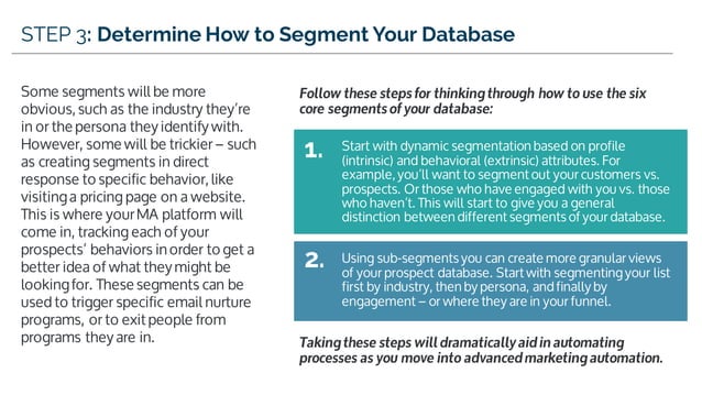 Segmentation in 3 Easy Steps | PPT