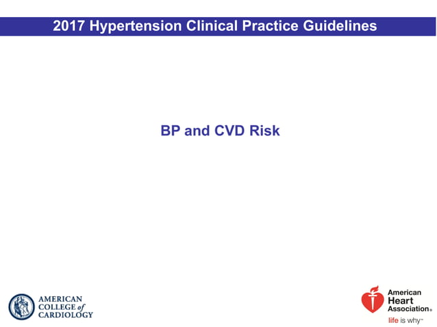 2017 blood pressure guideline | PPT | Heart and Cardiovascular Diseases ...