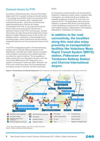 Colliers Radar- New growth centre in south Chennai_2020 | PDF