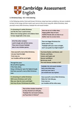 2017- December Teacher Activities - All I want for Christmas... | PDF