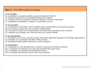 FAIR principles and metrics for evaluation | PPTX