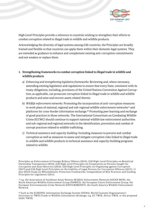 G20 High Level Principles on Combatting Corruption Related to Illegal ...