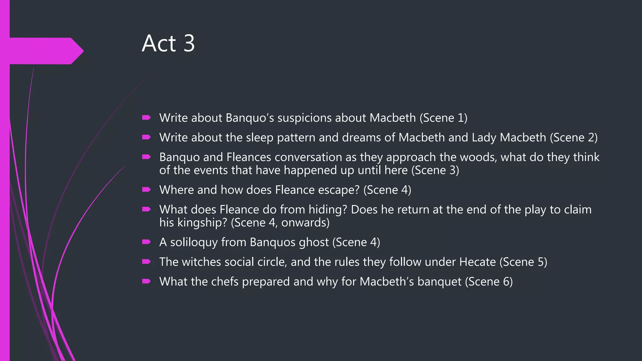 Gaps and Silences in the narrative of william shakespeare's Macbeth | PPTX