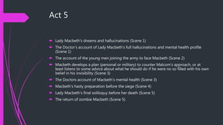 Gaps and Silences in the narrative of william shakespeare's Macbeth | PPTX