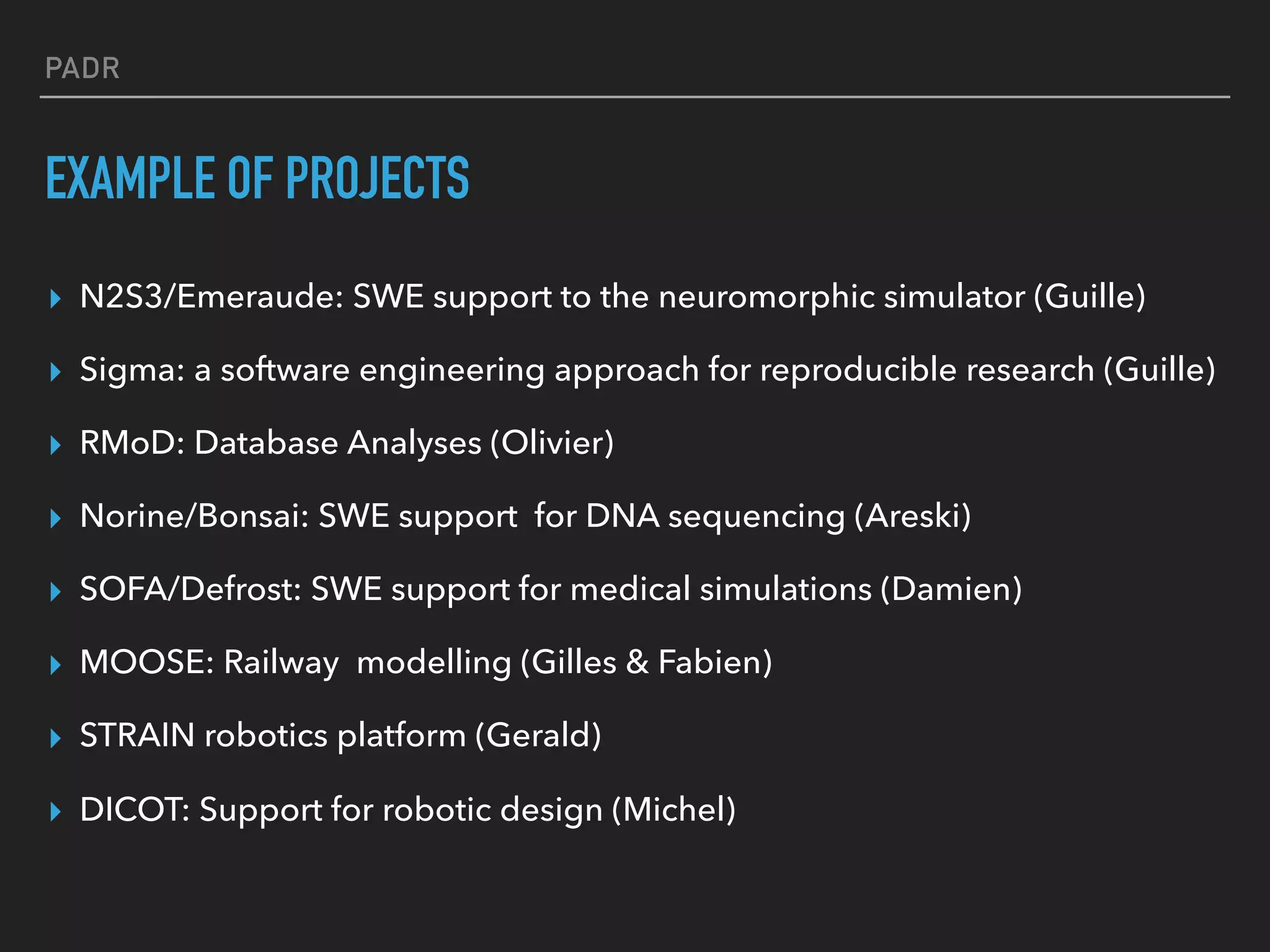 PADR - Engineering for Reseach | PDF