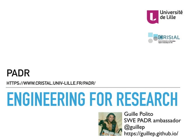 PADR - Engineering for Reseach | PPT
