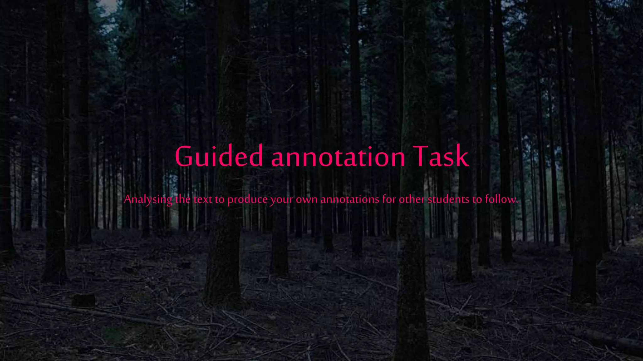 guided annotation task | PPTX