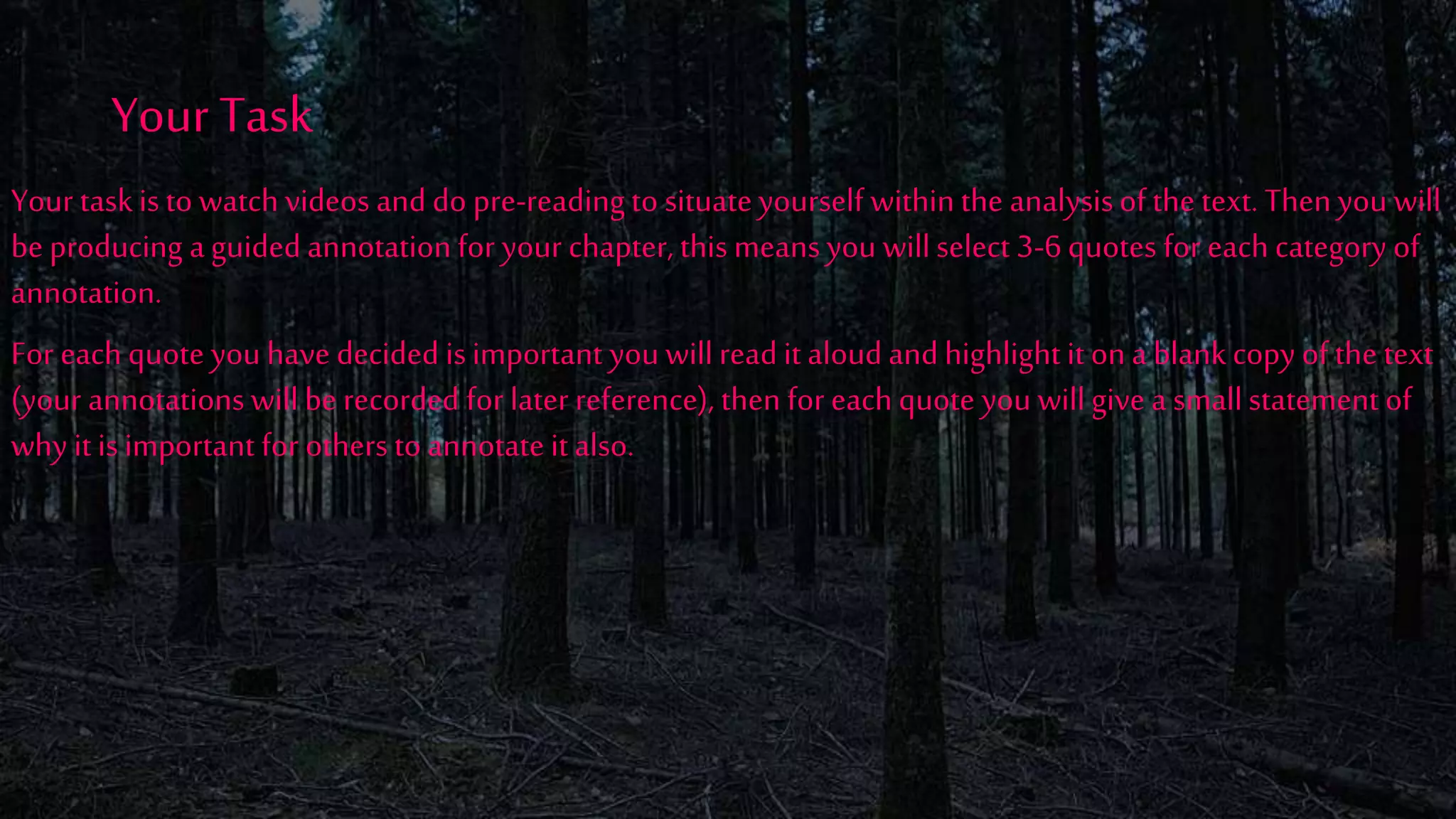 guided annotation task | PPTX