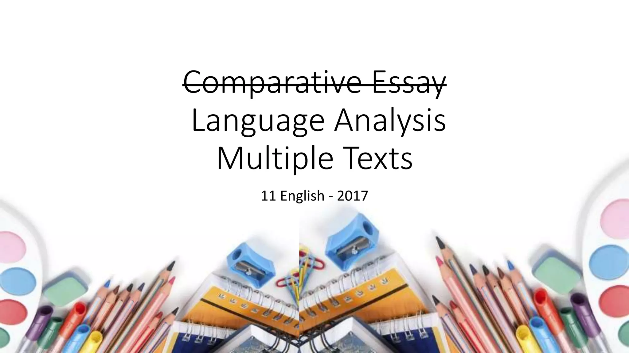 Language Analysis Structure - For Language Analysis Essay (English ...