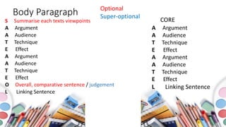 Language Analysis Structure - For Language Analysis Essay (English ...