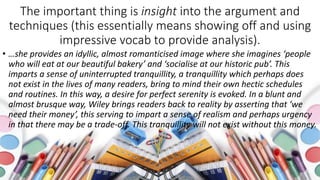 Language Analysis Structure - For Language Analysis Essay (English ...