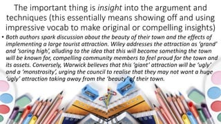 Language Analysis Structure - For Language Analysis Essay (English ...