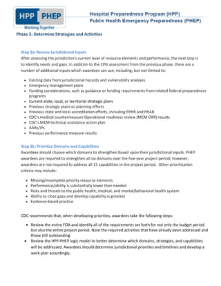 Details on Emergency Support Function no. 8 -- Hospital Emergency ...