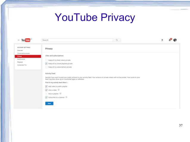 Social Media - Privacy and Settings | PPT
