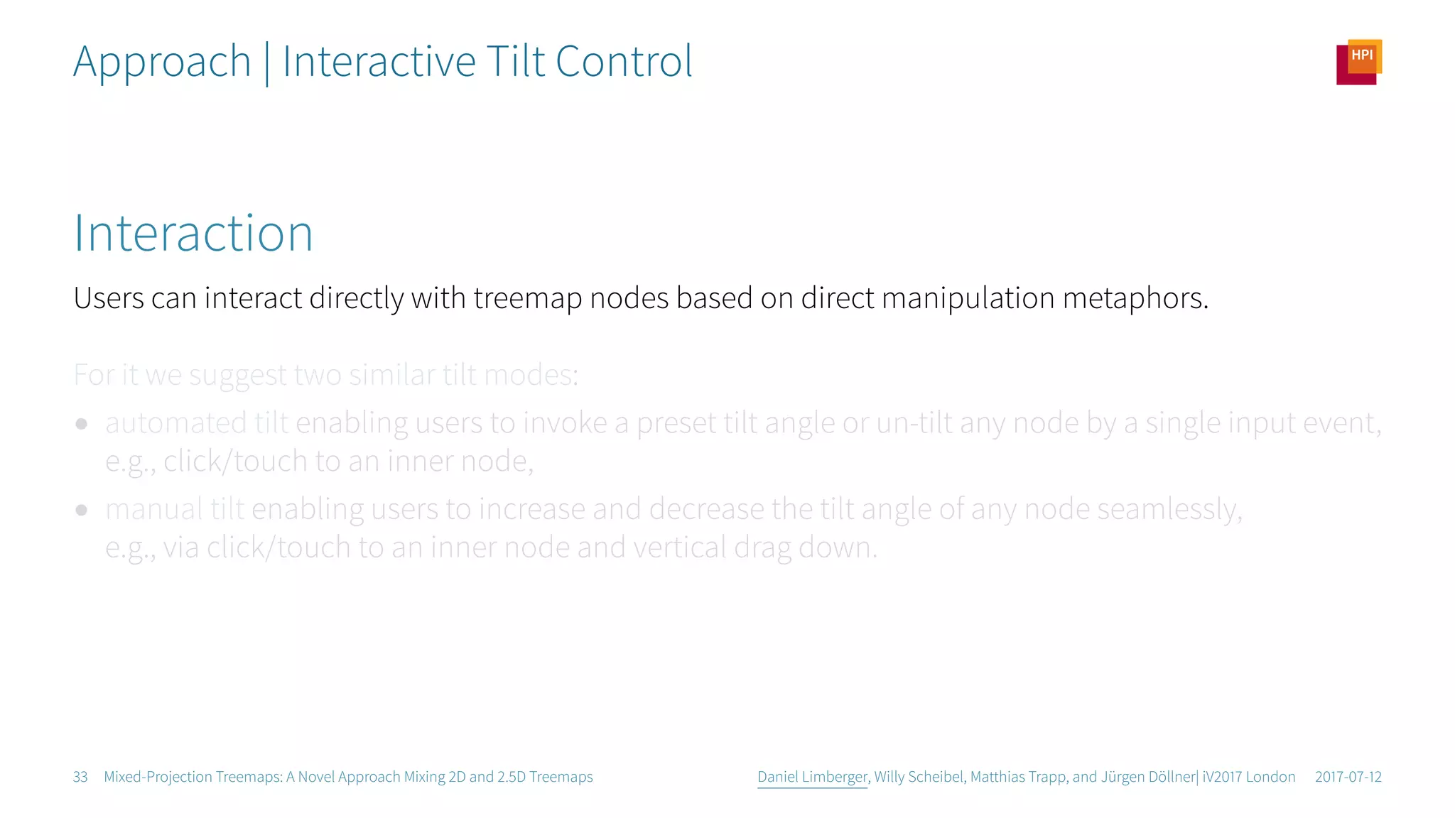 Mixed-Projection Treemaps: A Novel Approach Mixing 2D and 3D Treemaps | PPT