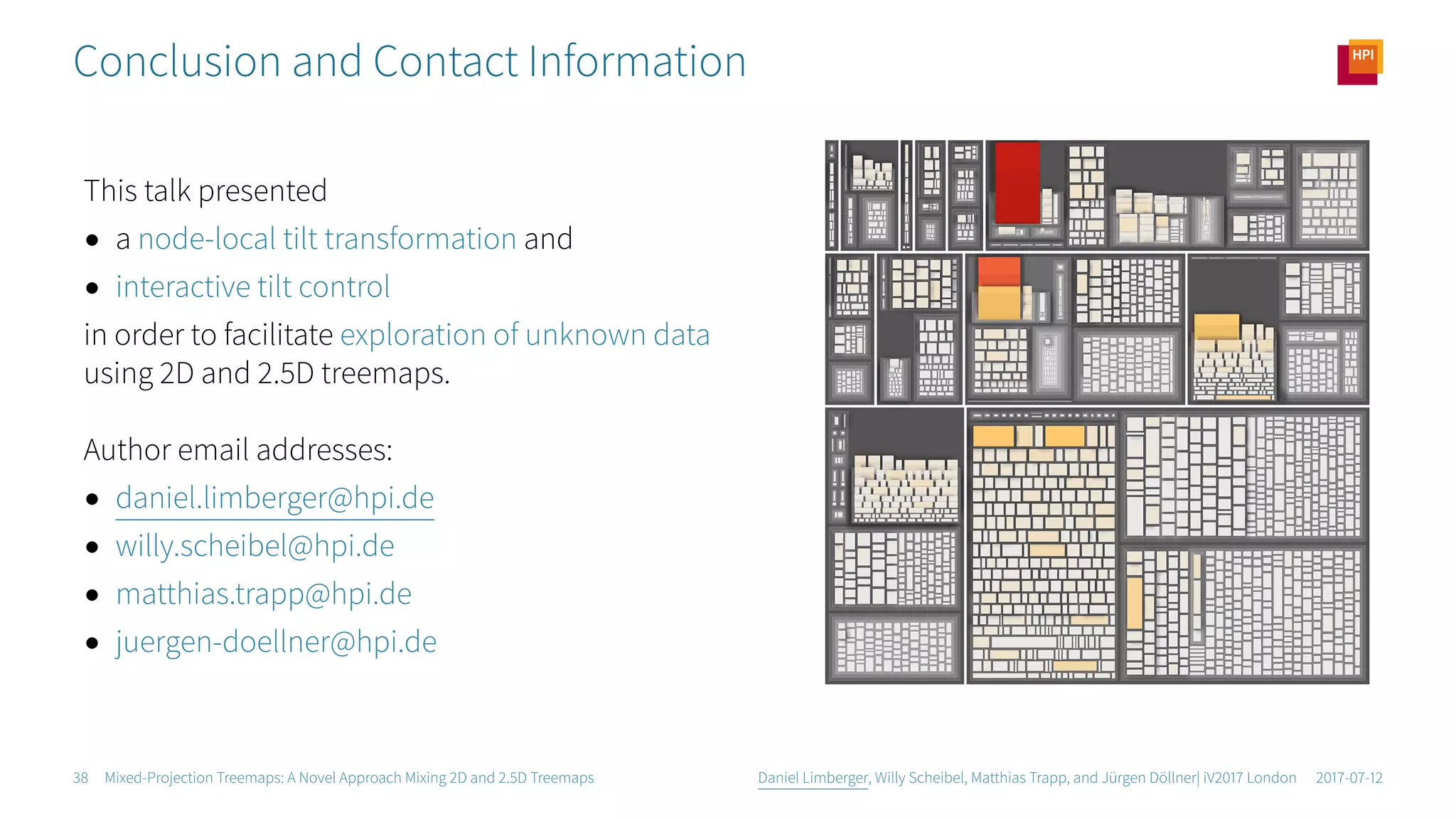 Mixed-Projection Treemaps: A Novel Approach Mixing 2D and 3D Treemaps | PPT