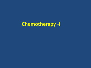 INTRODUCTION TO CANCER CHEMOTHERAPY PRINCIPLES | PPTX