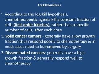 INTRODUCTION TO CANCER CHEMOTHERAPY PRINCIPLES | PPTX