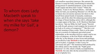 Macbeth Scholarly Ideas part 2 - sexuality, witchcraft and gender | PPTX