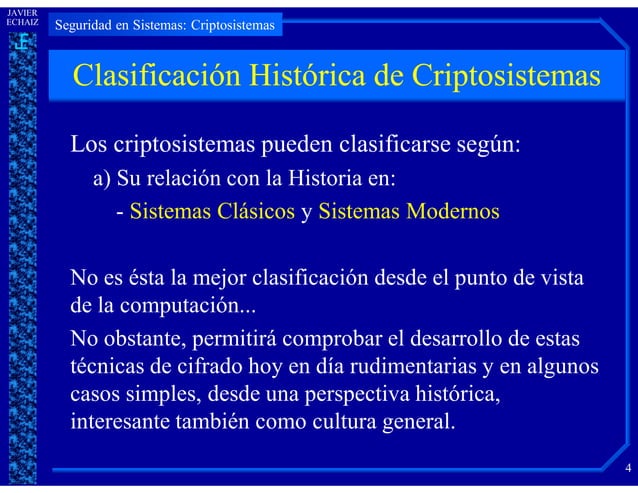 Criptosistemas Clásicos | PDF