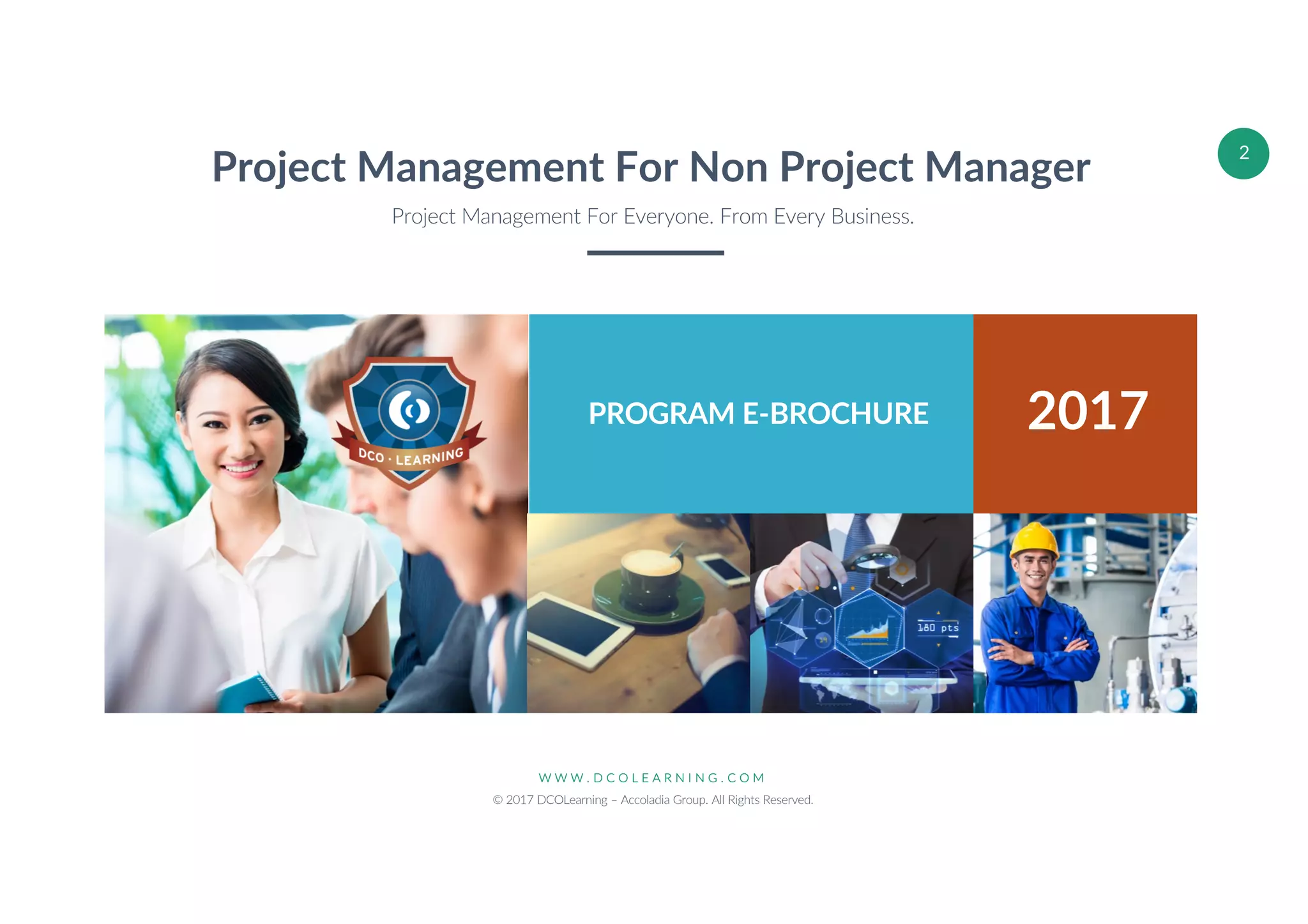 2017 | E-Brochure | Project Management for Non Project Manager - PMNPM (2 Days) | Project ...