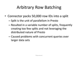 Presto/Accumulo: Lessons Learned | PPT