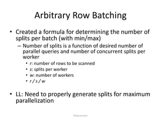 Presto/Accumulo: Lessons Learned | PPT