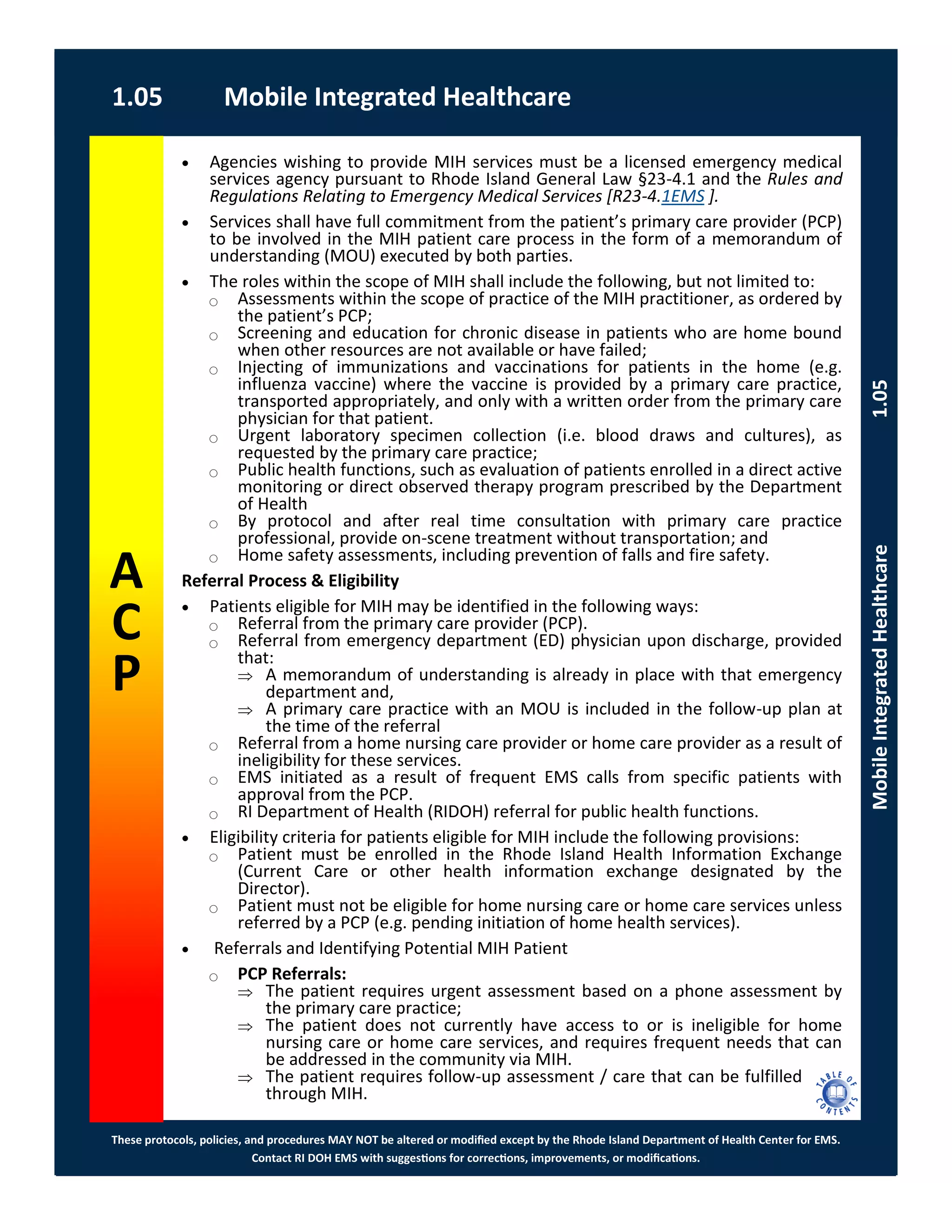 2017 RI EMS Statewide Protocols - 2017-01 | PDF