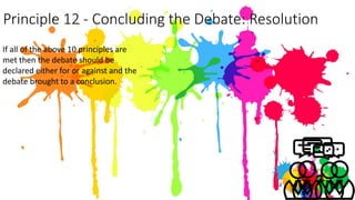 Rules and Expectations of conduct for rational debate | PPT