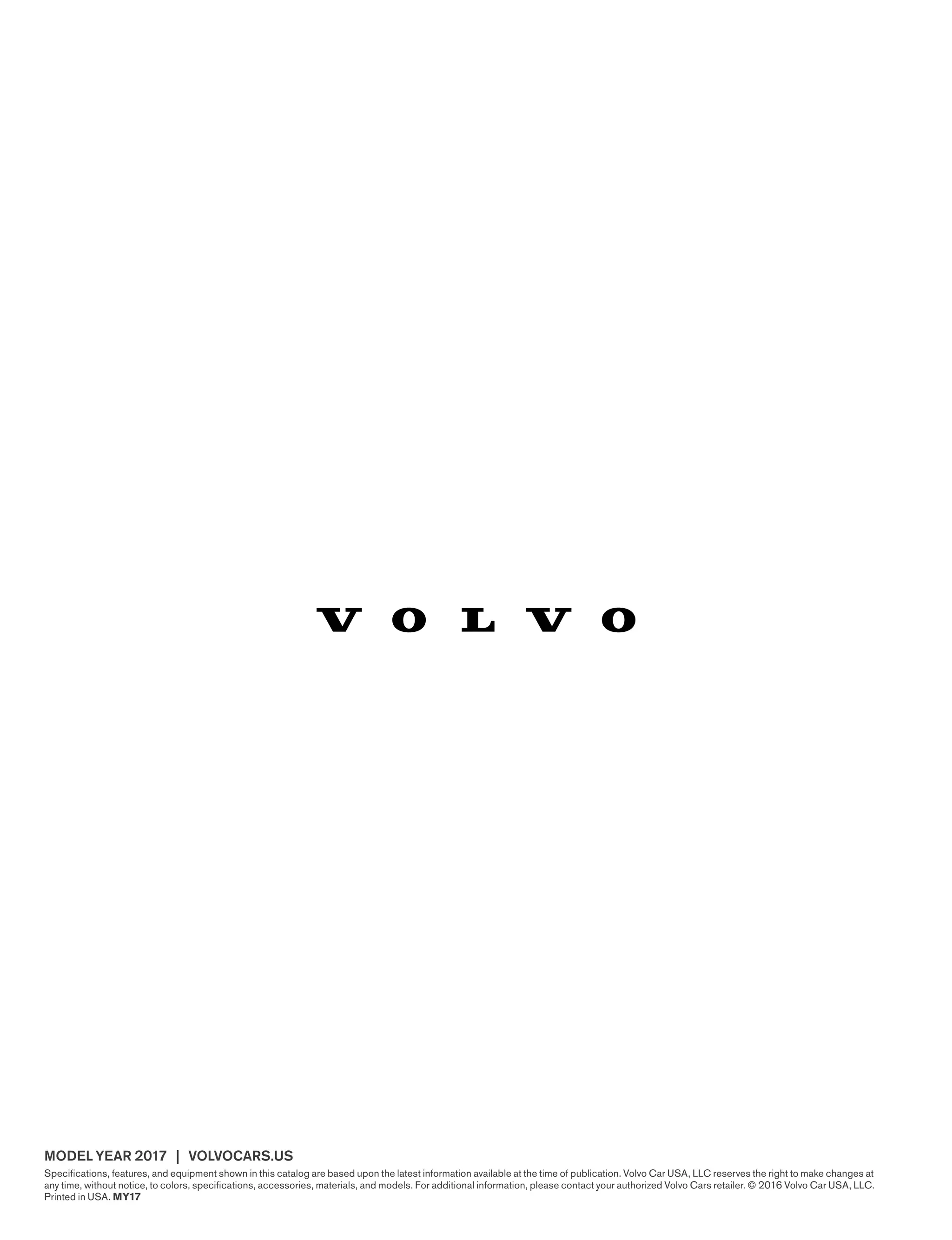2017 Volvo S60 Brochure | Orange County Volvo | PDF